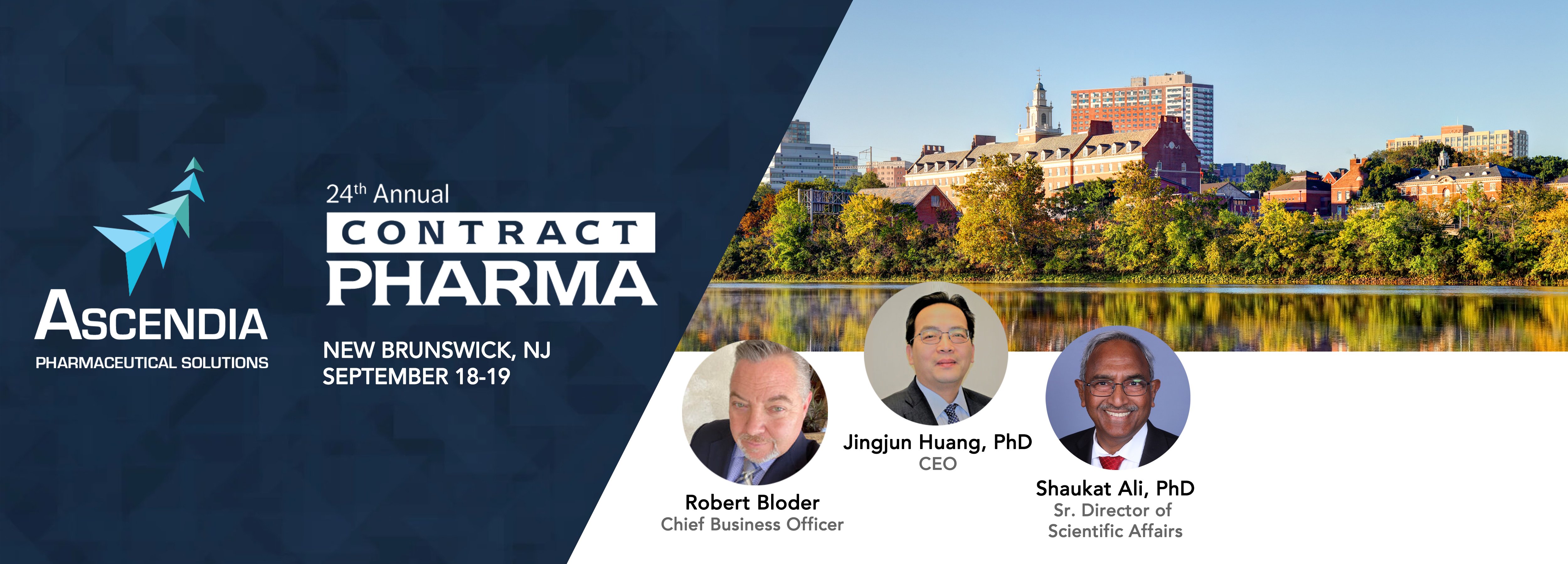 Ascendia Pharmaceutical Solutions to Attend the Contract Pharma Conference