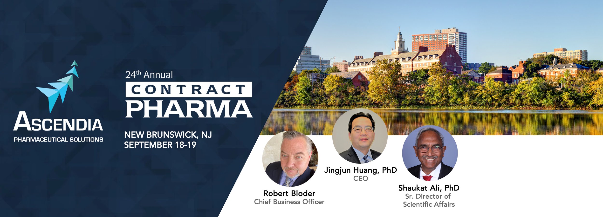 Ascendia Pharmaceutical Solutions to Attend the Contract Pharma Conference