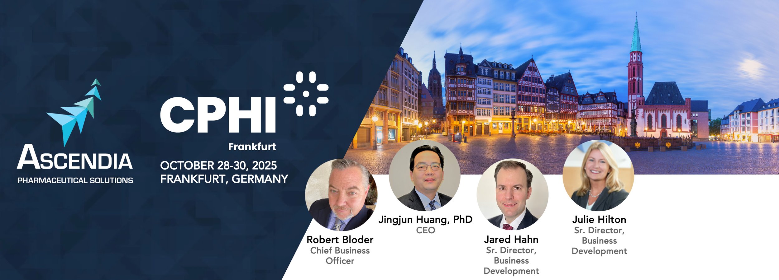 Meet Ascendia Pharmaceutical Solutions at CPhI Worldwide 2025 in Frankfurt